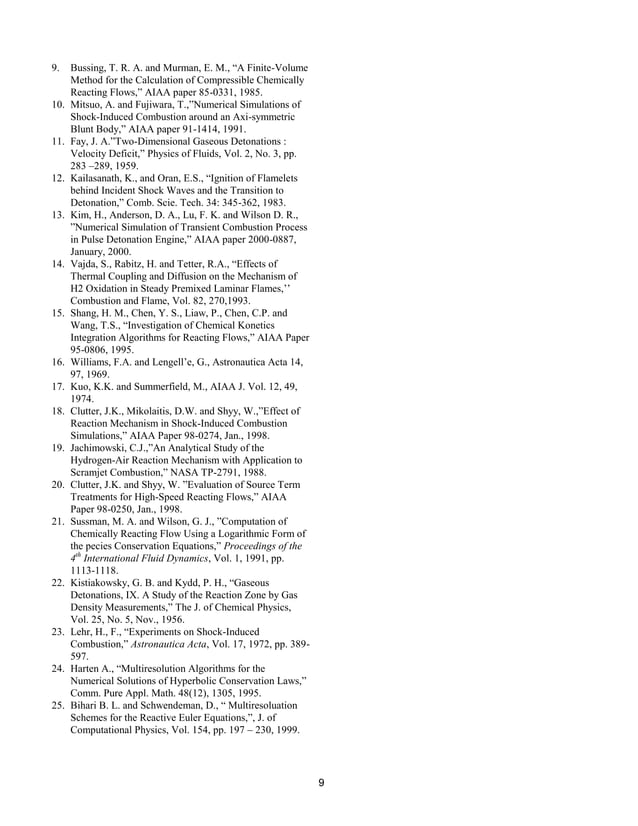 aiaa-2000 numerical investigation premixed combustion | PDF