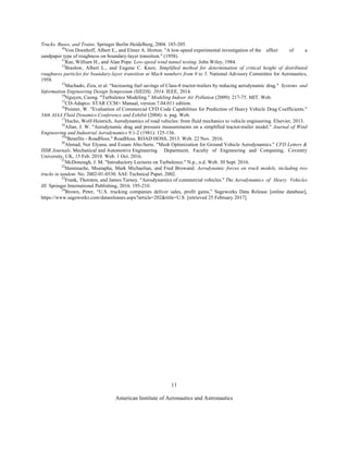 AIAA Technical Paper, Reduction of Semi-Truck Aerodynamic Drag | PDF