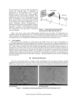 Density Field Measurements of a Supersonic Impinging Jet with Microjet ...