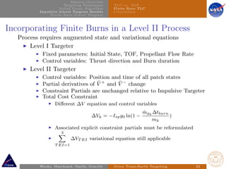 Design of the Onboard Autonomous Targeting Algorithm for the Trans-Earth Phase of Orion | PDF