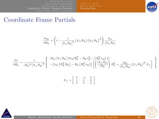 Design of the Onboard Autonomous Targeting Algorithm for the Trans-Earth Phase of Orion | PDF