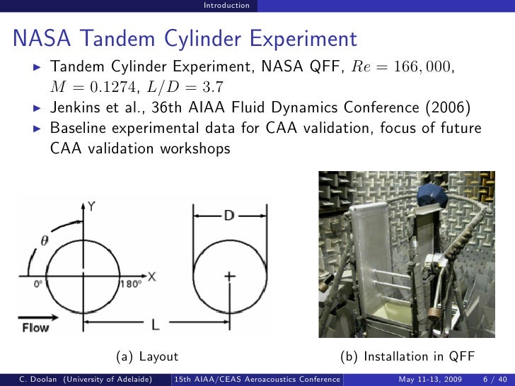 Flow and Noise Simulation of the NASA Tandem Cylinder Experiment usin…