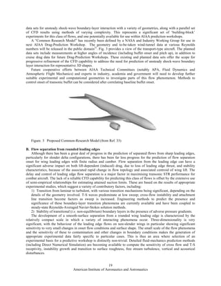 AIAA White Paper on Fluid Dynamics Challenges in Flight mechanics | PDF