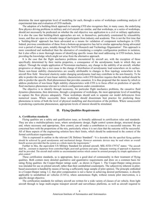 AIAA White Paper on Fluid Dynamics Challenges in Flight mechanics | PDF