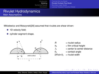 Differential Boundary-Layer Analysis and Runback Water Flow Model Applied to Flow Around ...