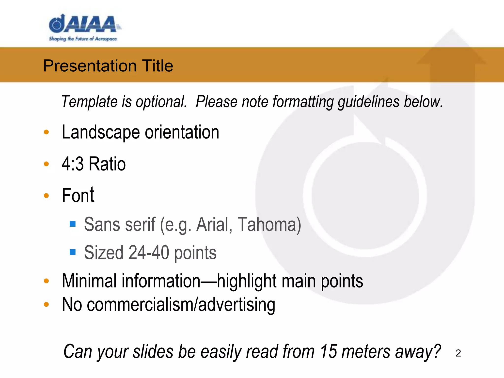 AIAA Presentation Template v9Jul15.pptx