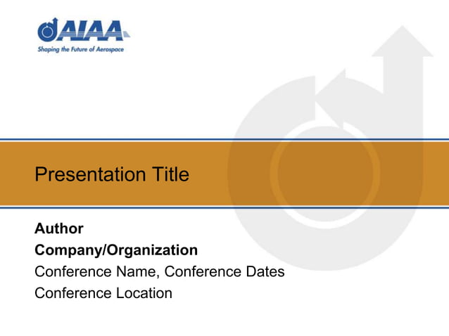 AIAA Presentation Template v9Jul15.pptx