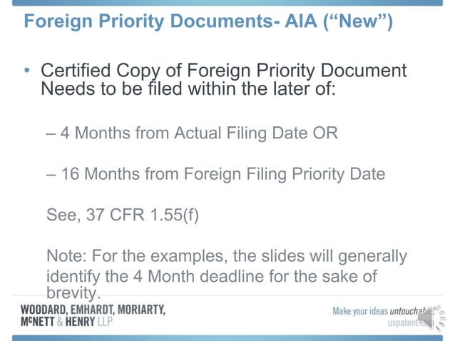 AIA Foreign Priority Presentation Mar-20-2013 | PPT