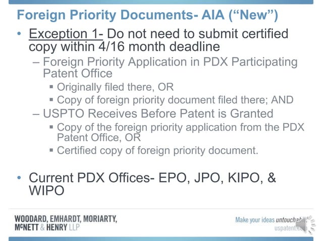 AIA Foreign Priority Presentation Mar-20-2013 | PPT