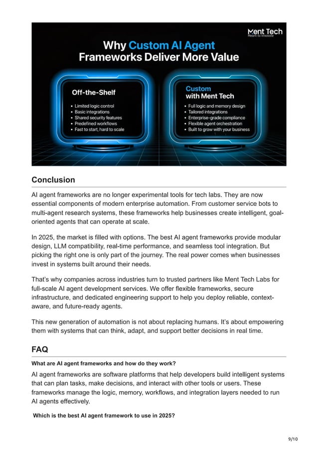 AI Agent Development Frameworks Every Business Should Know in 2025.pdf