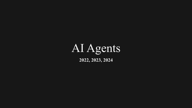 Artificial Intelligence Agents with (RAG) | PPTX