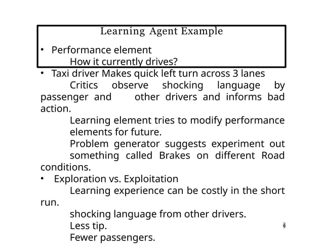 Artificial intelligence Agents lecture slides | PPT