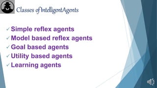 AI Agents, Agents in Artificial Intelligence | PPTX