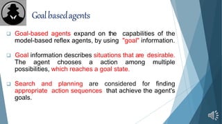 AI Agents, Agents in Artificial Intelligence | PPTX