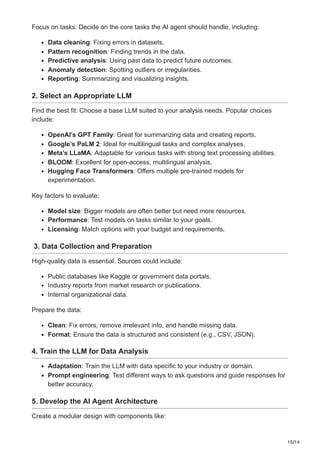 Explore AI Agents for Data Analysis -- Use Cases | PDF