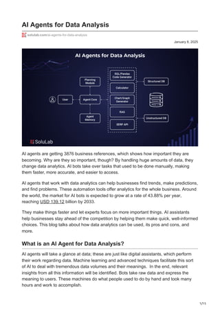 AI Agents for Data Analysis.pdf overview | PDF