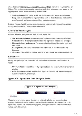 AI Agents for Data Analysis.pdf overview | PDF