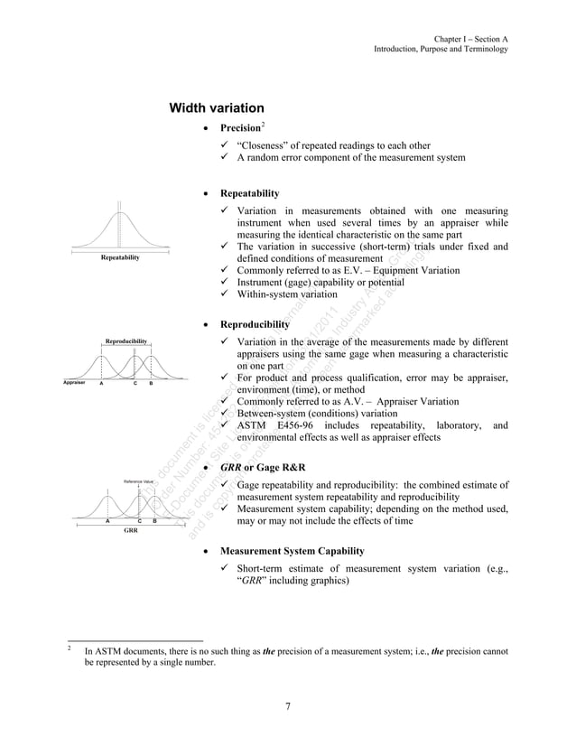 Aiag msa 4th ed | PDF