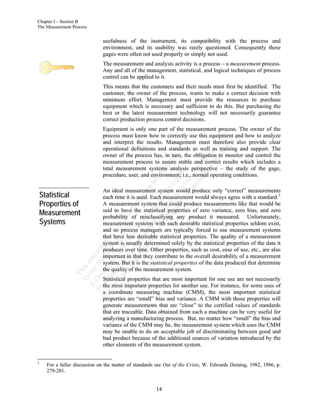 Aiag msa 4th ed | PDF