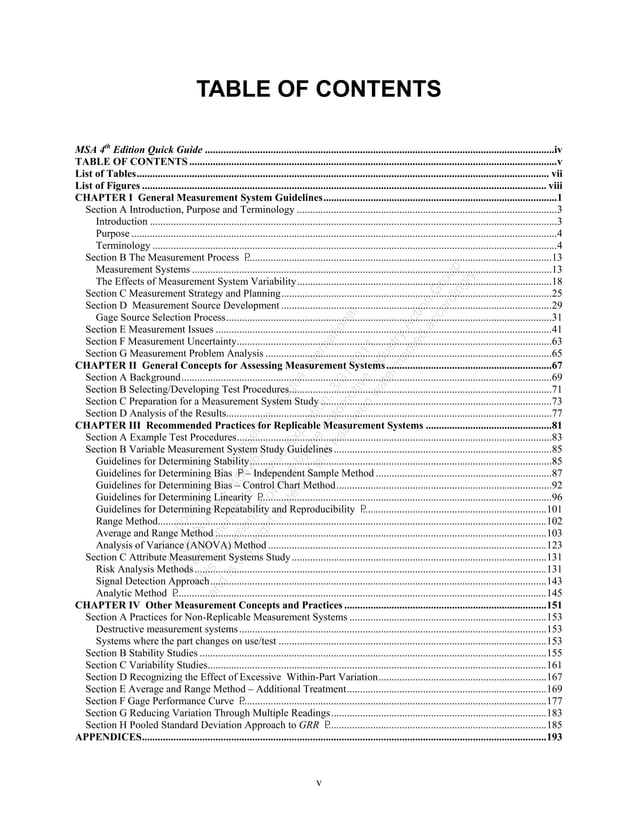 Aiag msa 4th ed | PDF