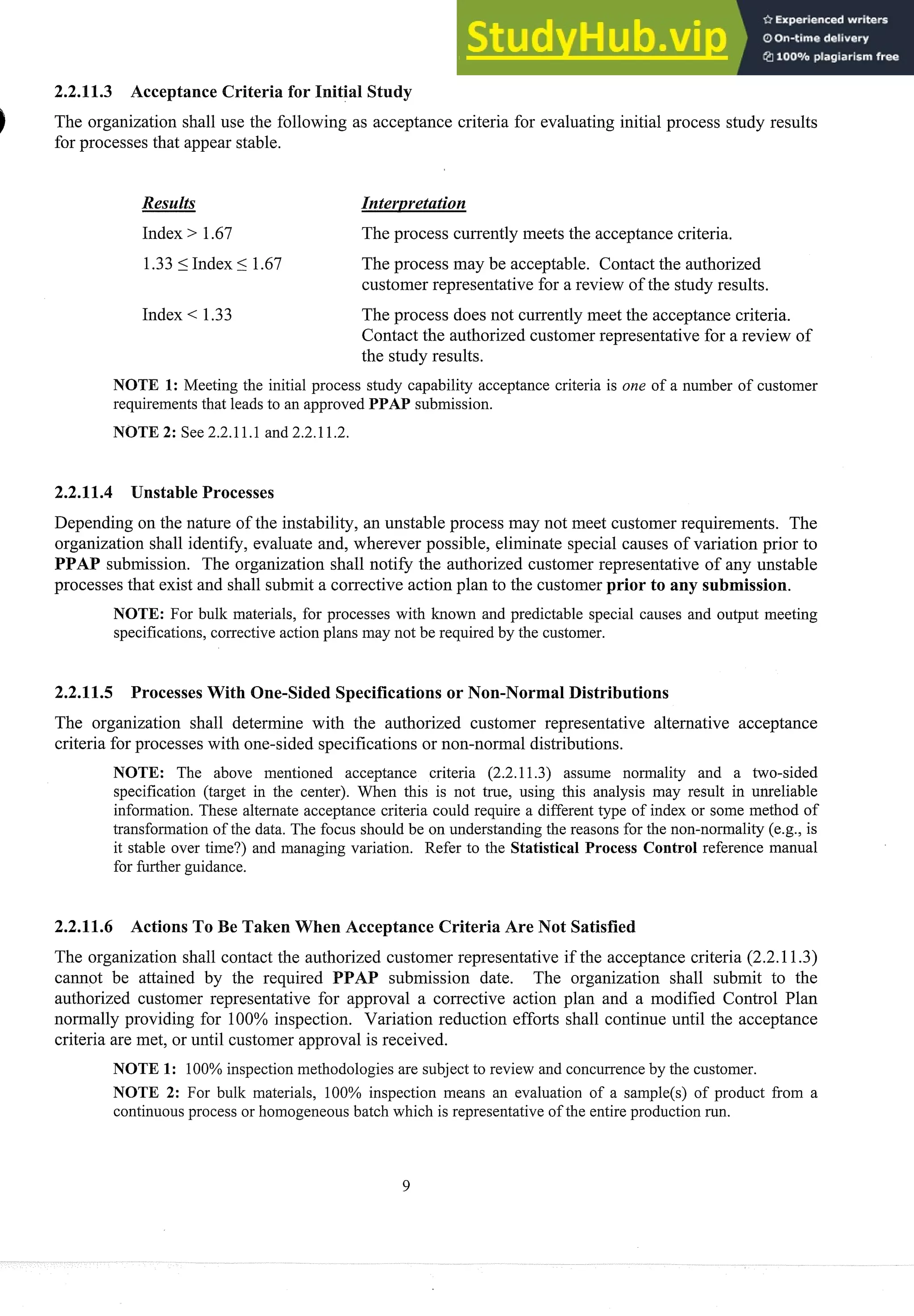 AIAG Production Part Approval Process PPAP 4Th Edition | PDF