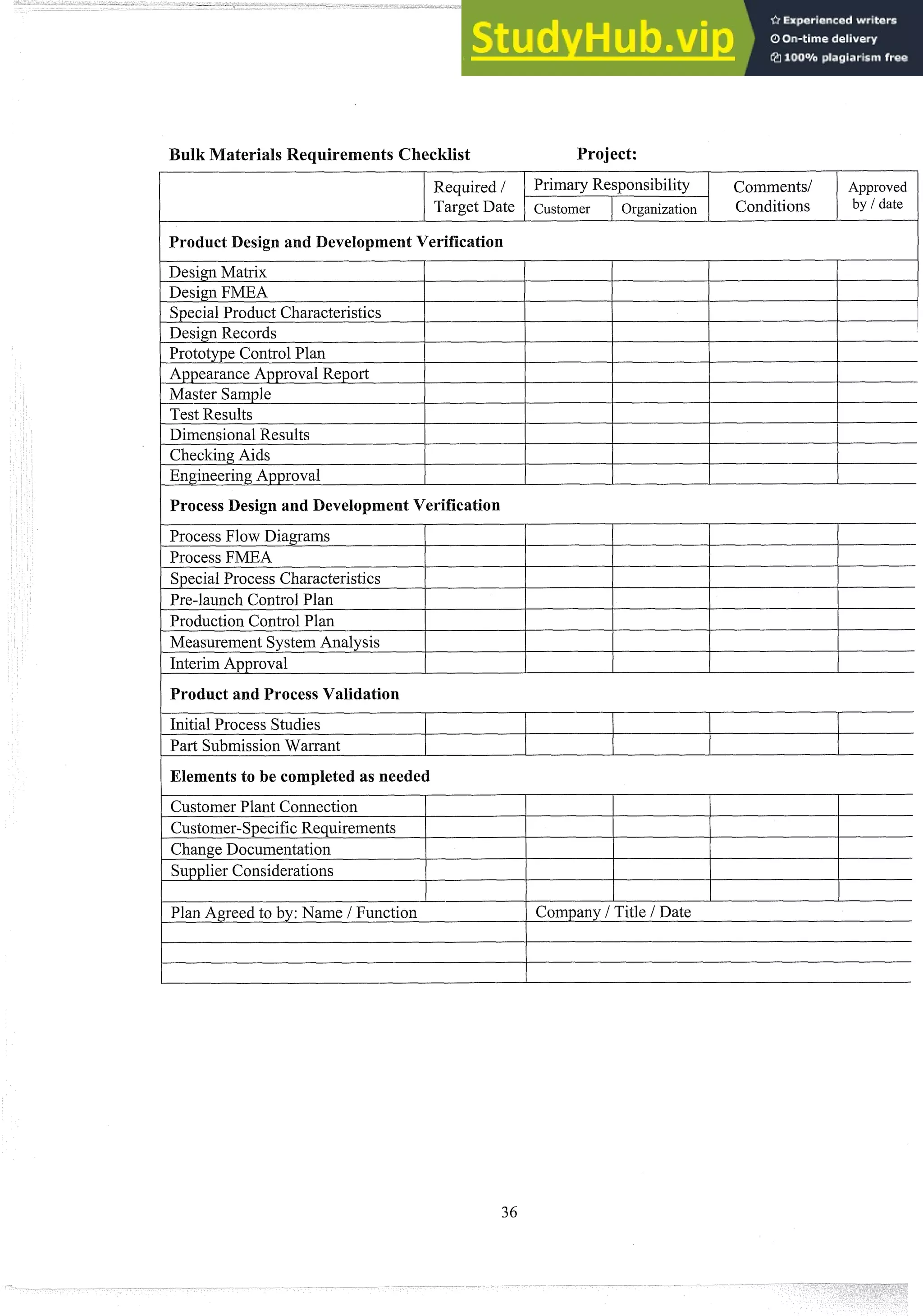 AIAG Production Part Approval Process PPAP 4Th Edition | PDF