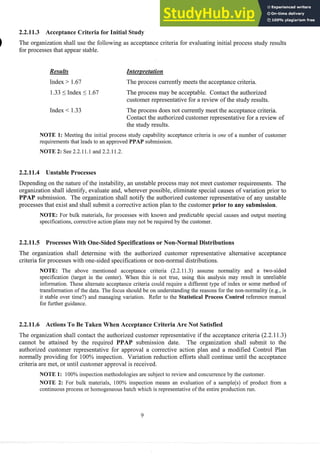 AIAG Production Part Approval Process PPAP 4Th Edition | PDF