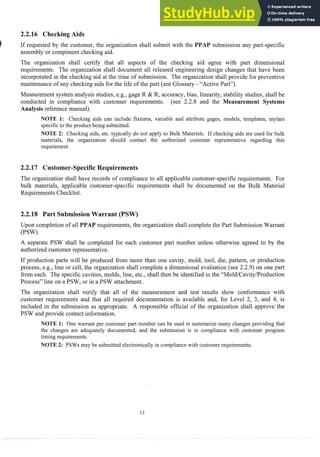 AIAG Production Part Approval Process PPAP 4Th Edition | PDF