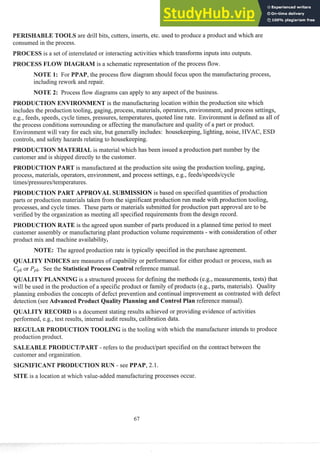 AIAG Production Part Approval Process PPAP 4Th Edition | PDF