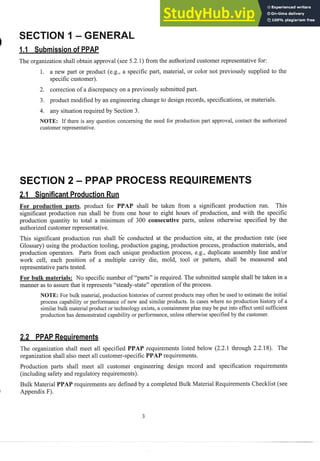 AIAG Production Part Approval Process PPAP 4Th Edition | PDF