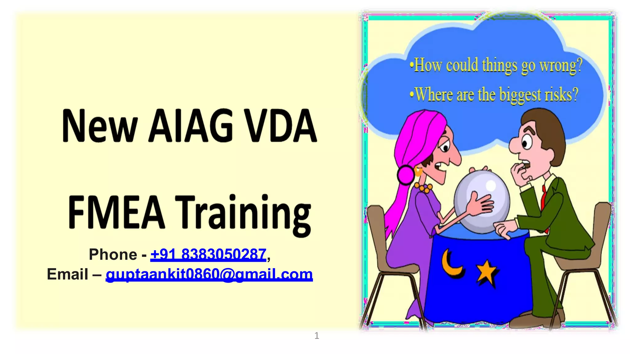 FMEA training (AIAG VDA Edition 01) | PDF