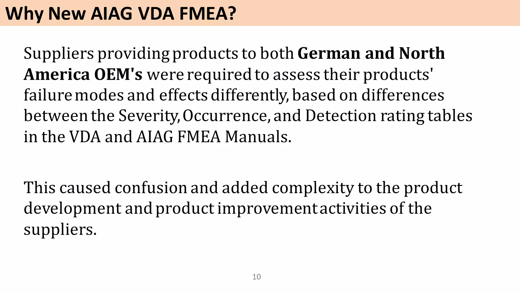 FMEA training (AIAG VDA Edition 01) | PDF