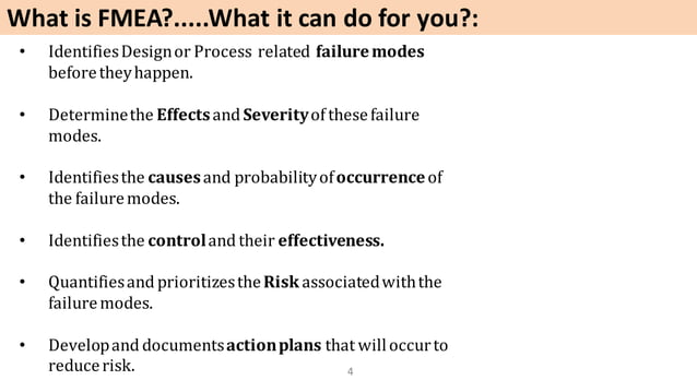 FMEA training (AIAG VDA Edition 01) | PDF