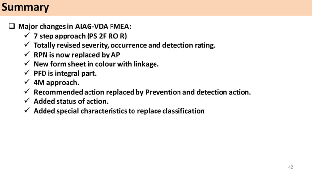FMEA training (AIAG VDA Edition 01) | PDF
