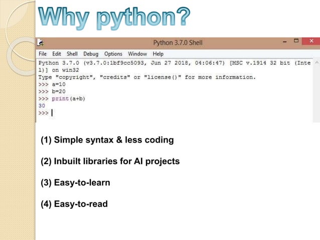 Ai & ai with python | PPT