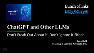 AI and ChatGPT in Online Education | PPTX