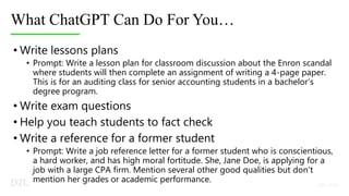 AI and ChatGPT in Online Education | PPTX | Artificial Intelligence ...