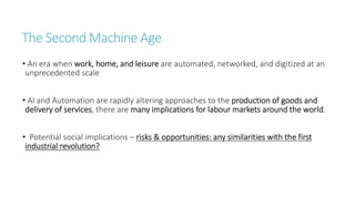 The Second Machine Age, Sustainability and the Leaders of the XXI ...