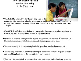 AI and Education: Changing future of education ppt .ppt
