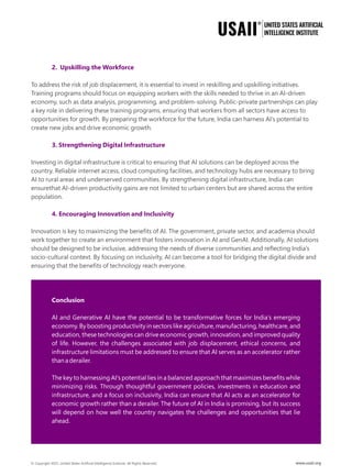 AI and Generative AI in India: Accelerator or Derailer for an Emerging ...