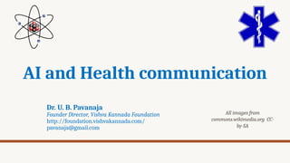 Artificial Intelligence and Health communication | PPTX