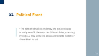 Artificial Intelligence and its implications on power dynamics in the ...