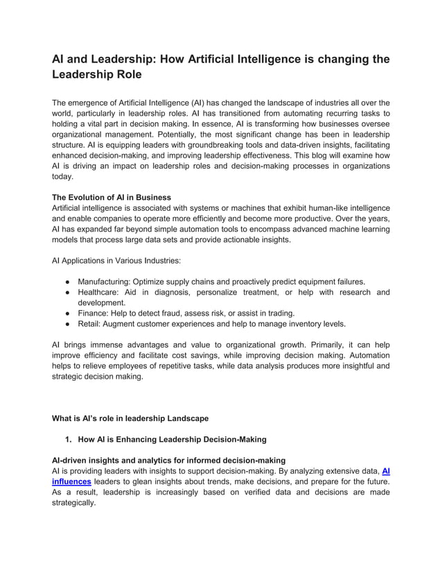 AI and Leadership_ How Artificial Intelligence is Changing the ...