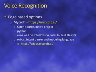 AI and Machine Learning at the Edge | PPT