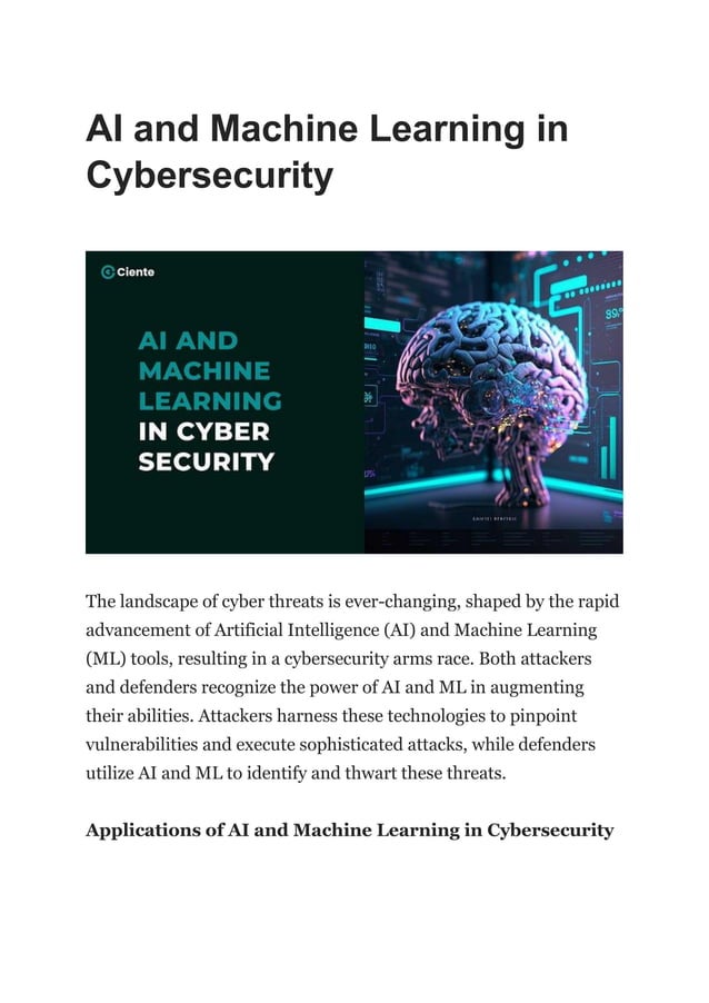 AI and Machine Learning in Cybersecurity.pdf