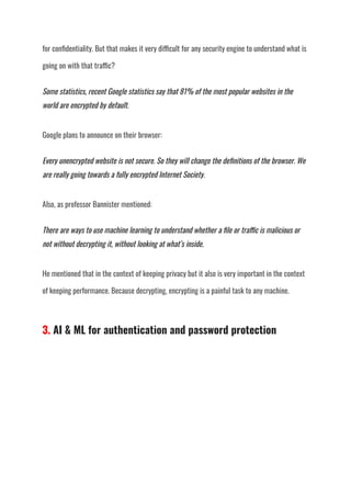 AI and Machine Learning In Cybersecurity | A Saviour or Enemy? | PDF