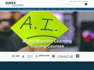 AI and Machine Learning Training Courses | PPT