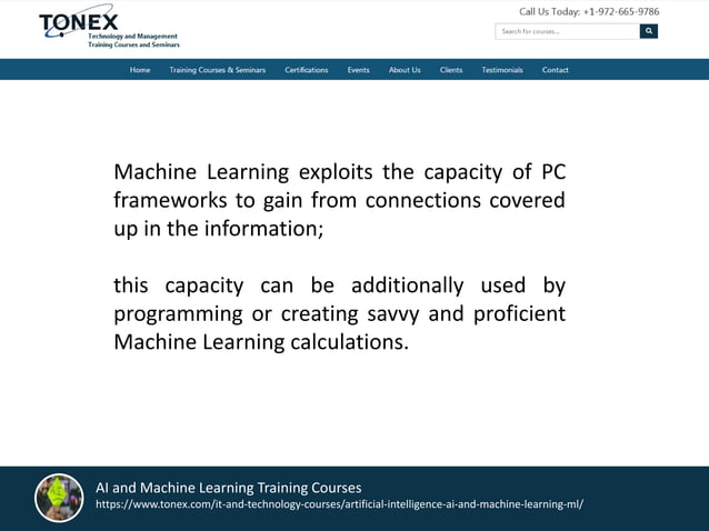 AI and Machine Learning Training Courses | PPT