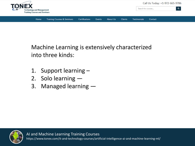 AI and Machine Learning Training Courses | PPT