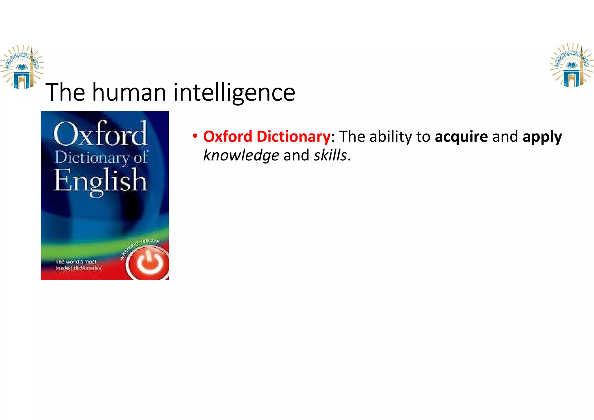 Introduction To Artificial Intelligence And Machine Learning Ppt